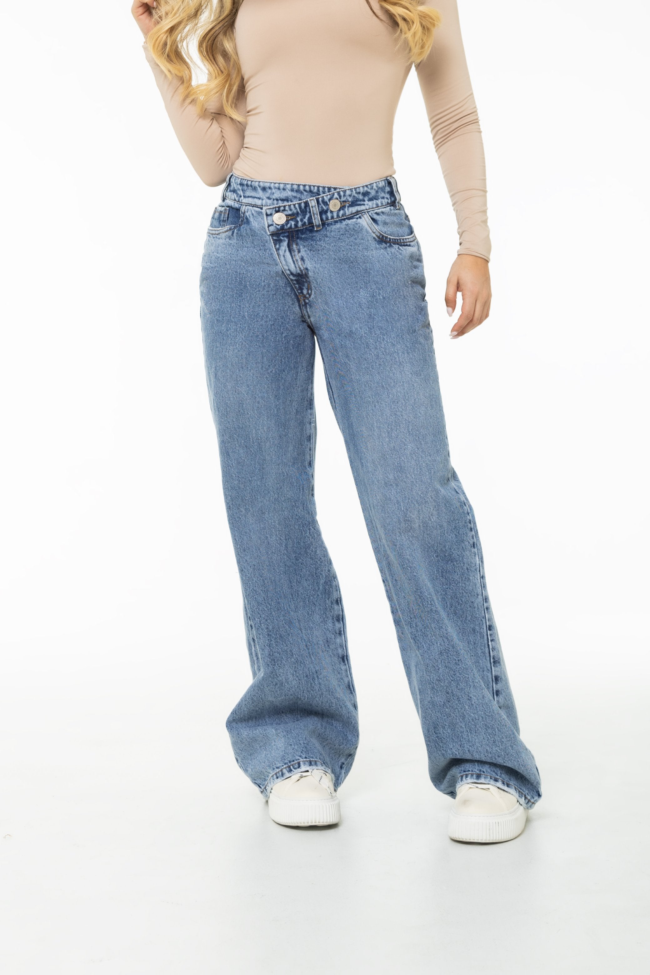 Jean Pretina Cruzada Rígido REF 125437 – Trivassi Jeans